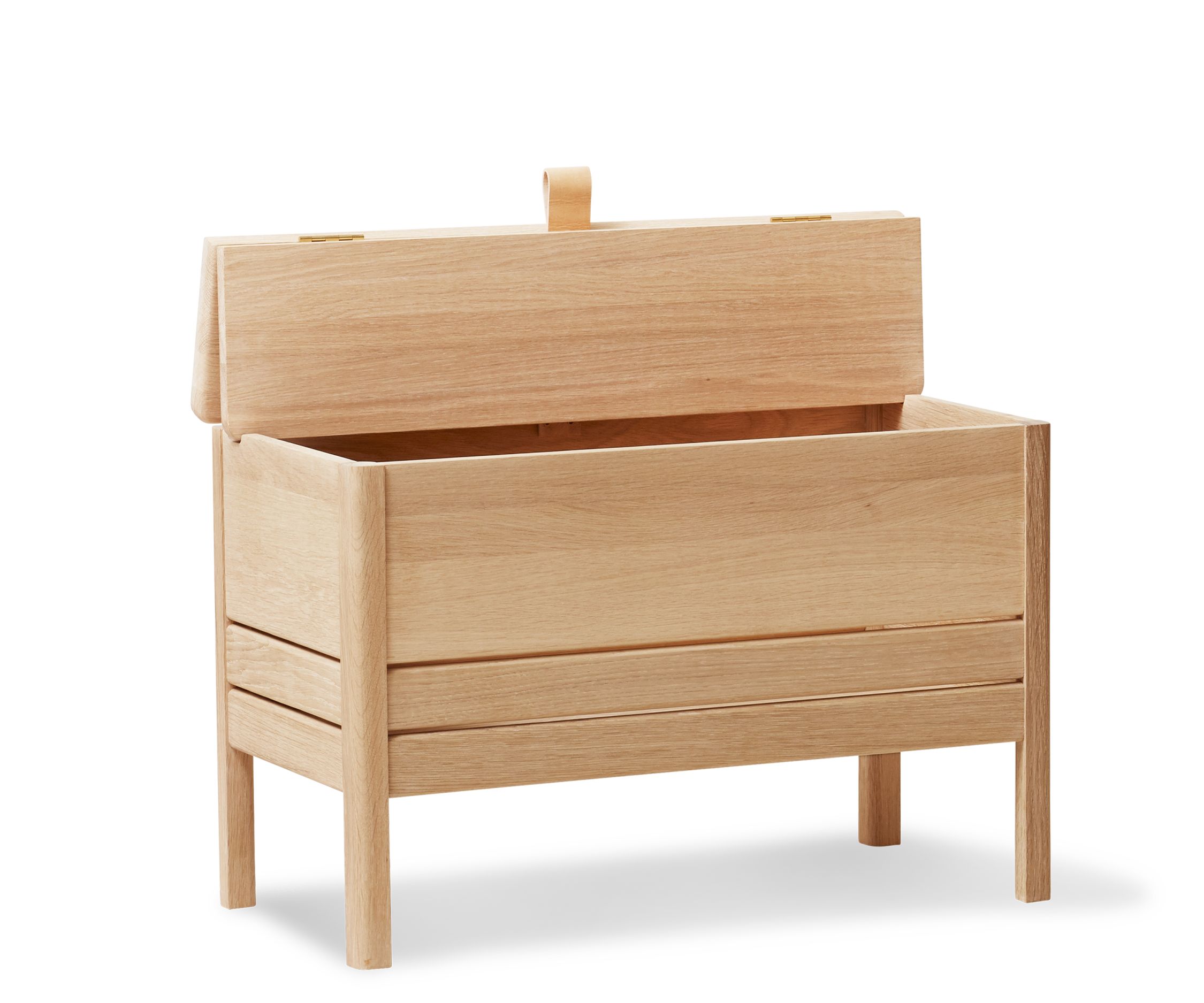 Form Refine A Line Storage Bench 68 cm White Oak